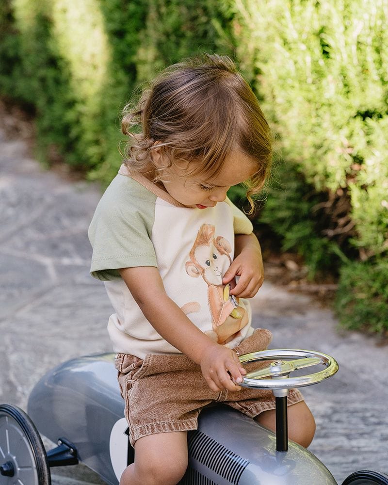 Ellis Monkey Banana Tee | Parnell Baby Boutique
